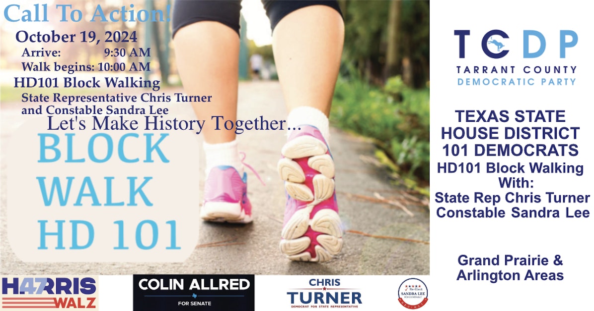 HD 101 2024 GOTV BLOCK WALK · Mobilize